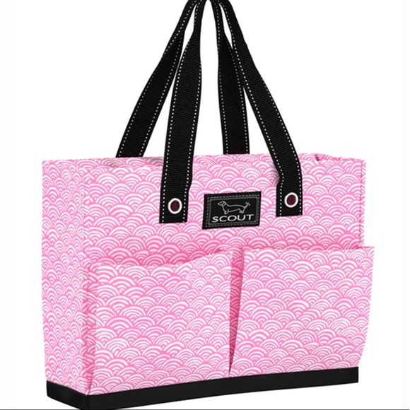 Scout | Bags | Scout Sunfish Pink Scales Uptown Girl Zip Tote | Poshmark